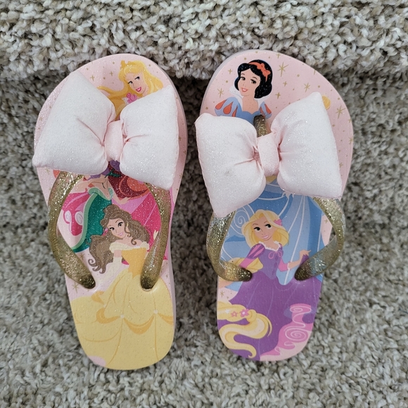 Disney | Shoes | Disney Princess Flip Flops | Poshmark